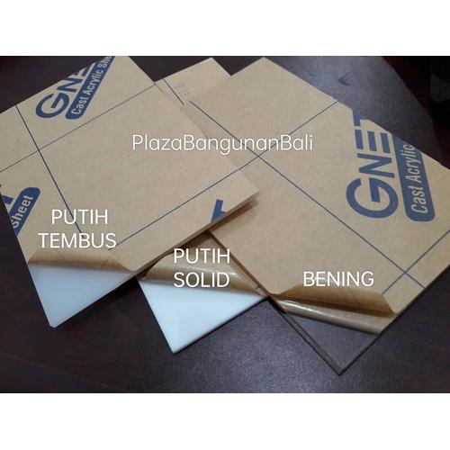 Jual Papan Akrilik Lembaran Acrylic Clear Bening Transparan 122x244cm - Tebal 3mm - Kota ...