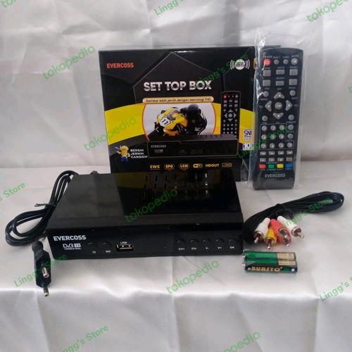 Jual SET TOP BOX MAX EVERCOSS DVB-T2 TV DIGITAL FULL HD WIFI YOUTUBE ...