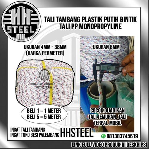 Jual TALI TAMBANG PUTIH PP PROPYLENE MONO (8MM/MILIMETER) HARGA PER ...