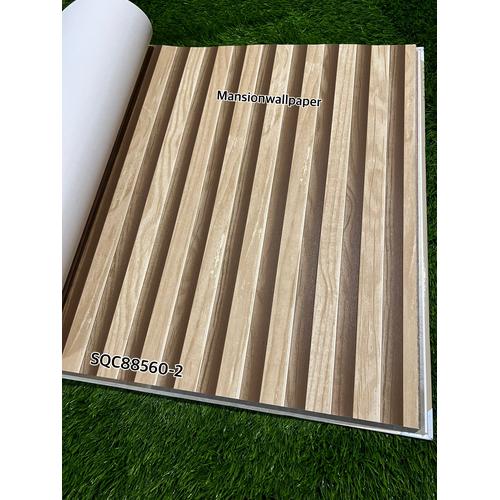 Jual Wallpaper Dinding Korea Motif Panel Kayu WPC Coklat - SQC88560-2 ...