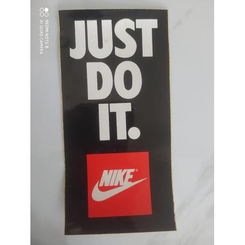 Jual Sticker NIKE - JUST DO IT jadul asli bukan repro ukuran 18x8cm ...