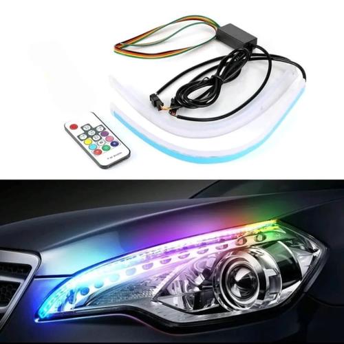 Jual LAMPU LED ALIS SLIM 60CM REMOTE RGB SEIN RUNNING FLEXIBLE MOTOR ...