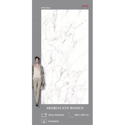 Jual GRANIT QUADRA BIG SLAB Arabescato Bianco 320x160 - Jakarta Utara ...
