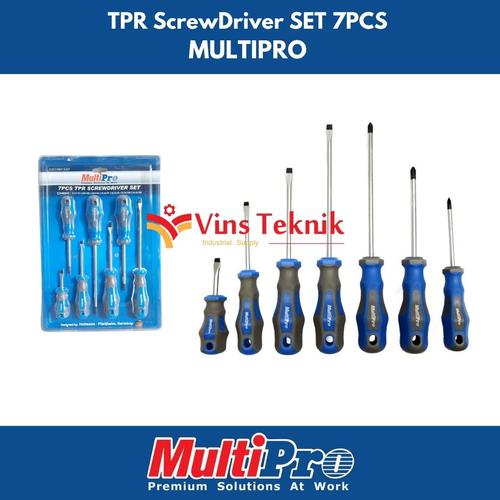 Jual OBENG SET 7 PCS TPR SCREW DRIVER SET MULTIPRO - Jakarta Barat ...