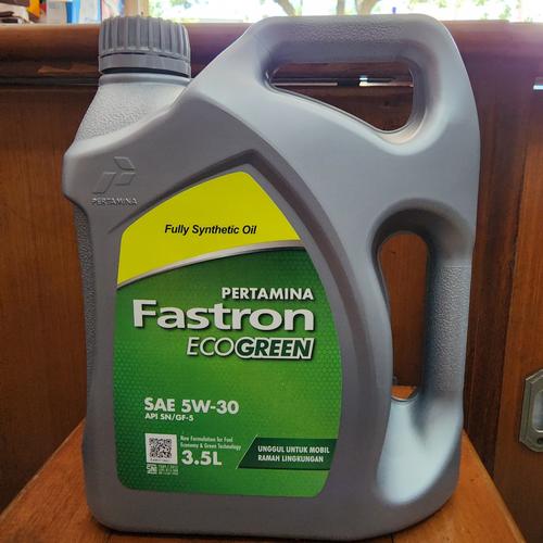 Jual oli mobil fastron eco green 5w30 Api SN 3.5 liter - Kota Makassar ...