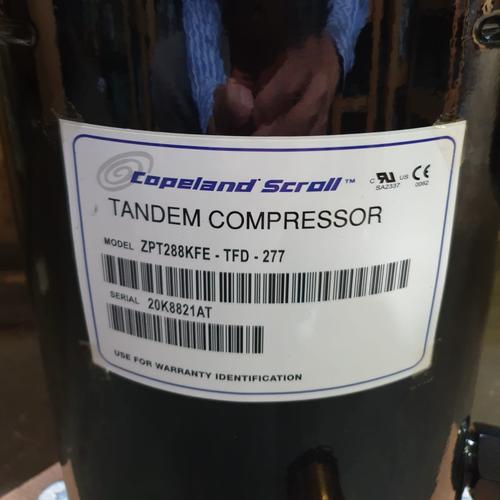 Jual Compressor Copeland Scroll Tandem ZPT288KFE-TFD-277. R410A ...