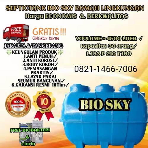 Jual septic tank biotech, biotaff, biotank, biosky 4500Liter - Jakarta ...