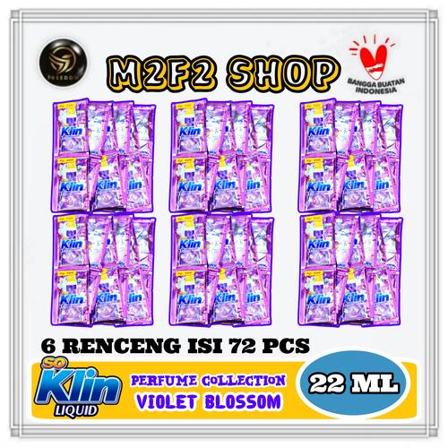 Jual So Klin Liquid Perfume Violet Blossom Sachet - 22 ml (Harga 6 Renceng) - Jakarta Pusat ...