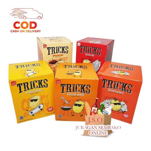 Jual TRICKS Biskuit Kentang Potato Baked Chips 10 x 20gr Tricks ...