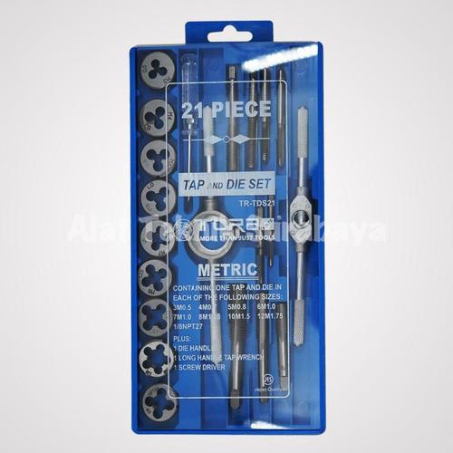 Jual TAP & DIES SET TORA 21 PCS SENAI SNAI ULIR DART MUR BAUT SENEI ...