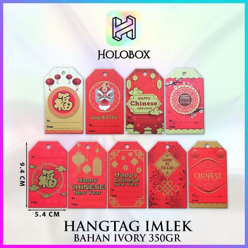 Jual Hang Tag - Hang Tag Motif - Hang Tag Chinese New Year 9,4x5,4 | H9 ...
