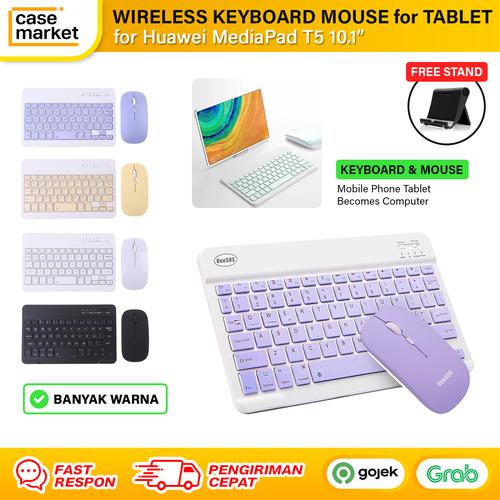 Jual Huawei MediaPad T5 10.1 inch 2018 Wireless Keyboard Mouse Tablet ...