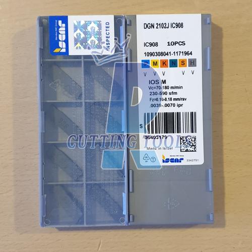 Jual Insert Potong DGN 2102J IC908 Iscar - Insert Bubut Potong 2mm ...