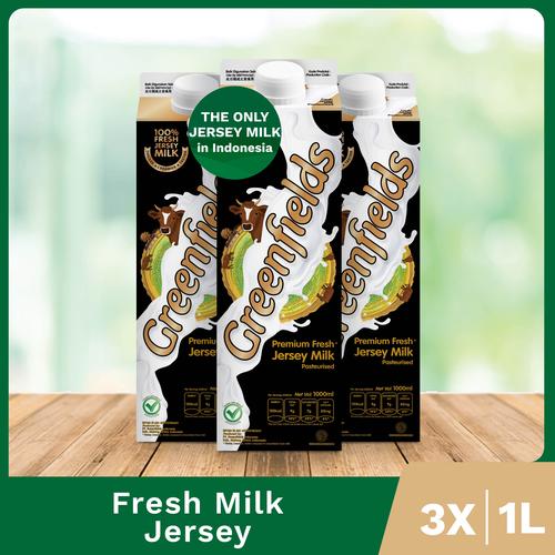 Promo [Triplepack] Susu Segar Greenfields - Premium Jersey Milk 950ml x 3pcs - Kota Bekasi ...