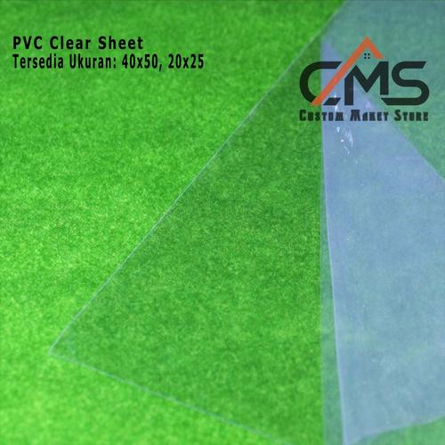 Jual PVC CLEAR SHEET / MAKET KACA - 0,5mm, 40x50cm - Kota Tangerang ...
