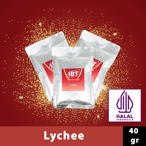 Jual Bahan Minuman Bubuk Rasa Lychee Leci Instant IBT Drink Powder ...