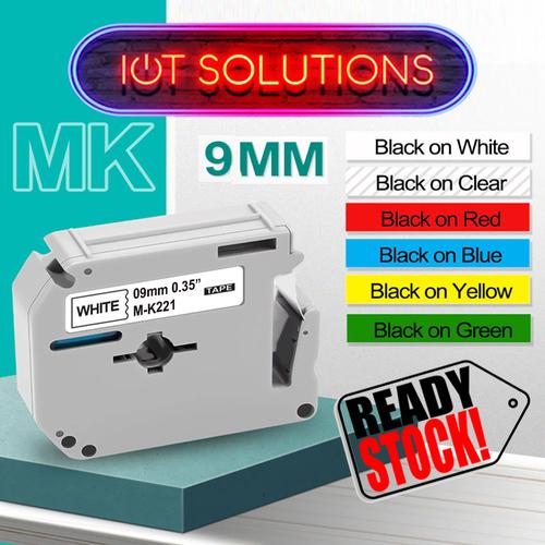 Jual Label Tape 9mm MK-221 121 421 521 621 721 821 921 Compatible ...