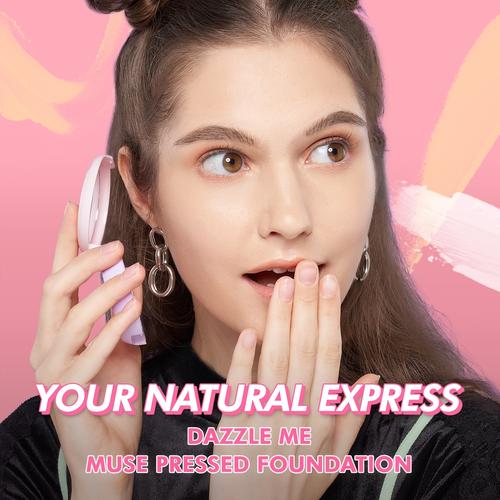 Jual DAZZLE ME MUSE PRESSED FOUNDATION LONGLASTING MATTE COMPACT POWDER ...