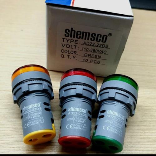 Jual lampu pilot lamp panel 22mm 380v shemsco - Jakarta Pusat ...