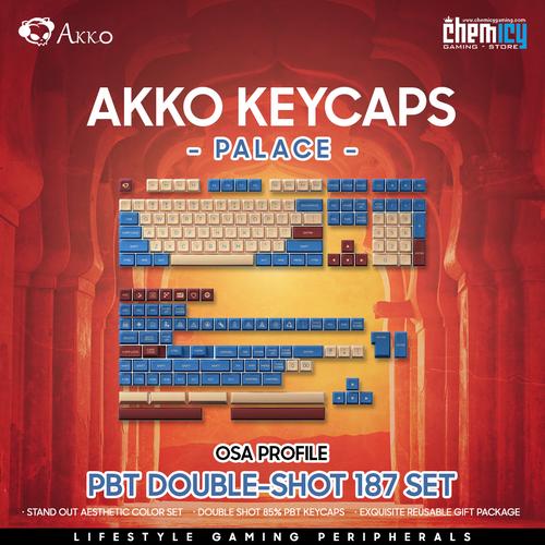 Jual Akko Palace PBT Double Shot Keycaps 187 set OSA Profile - Jakarta ...