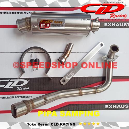 Jual Knalpot CLD Racing Beat/Spacy/Scoopy Type C2 Silencer Bulat Doff ...