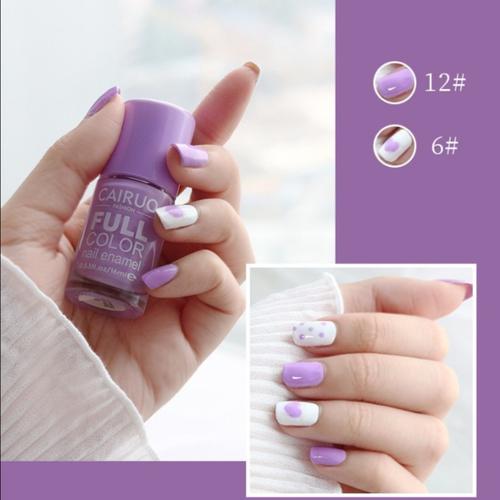 Promo [ FC06 FC12 ] CAIRUO Full Color Nail Polish Kutek Cat Kuku Glosy ...