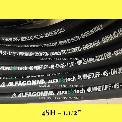 Jual Selang 4SH - 1 1/2" Alfagomma 4200 psi Alfabiotech AT4K Minetuff ...