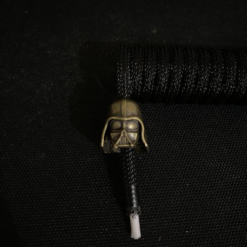 Jual Bushido Cable - GMK Dark Custom Coiled Cable Keyboard USB Type C ...