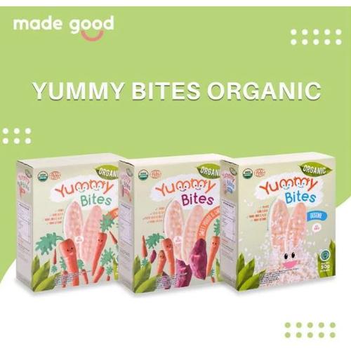 Jual Yummy Bites Rice Crackers Organic -Biskuit Bayi Sehat 6+ bulan 50 ...
