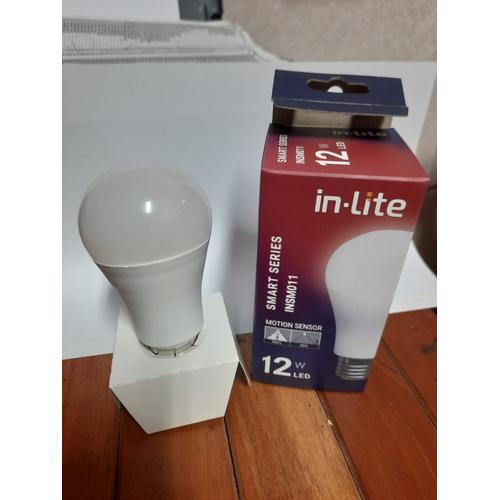 Jual Lampu LED Bohlam Sensor Gerak INLITE INSM011-12W Putih 6500K ...