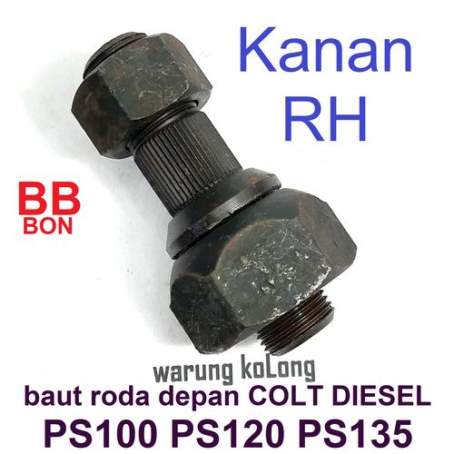 Jual BAUT RODA DEPAN COLT DIESEL PS100 PS120 PS135 KANAN RH HUB BOLT ...