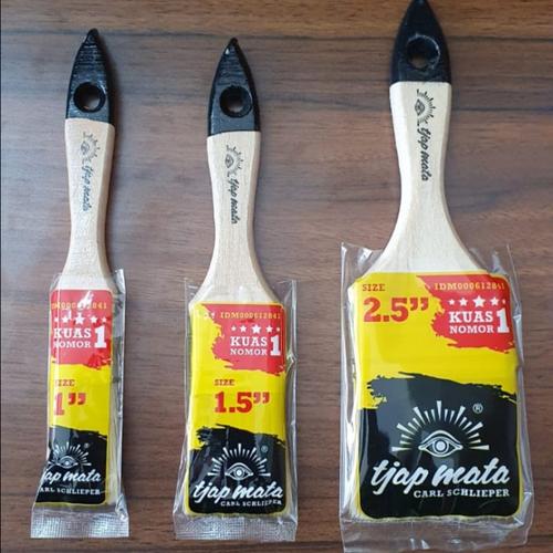Jual Kuas Cat Tembok Tjap Mata 1" 1.5" 2.5" 3" 4" Inch Kuas Murah dan ...