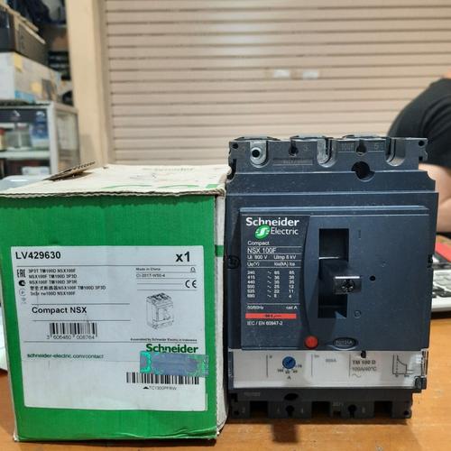 Jual MCCB/BREAKER NSX100F 70a-100A 36KA 3POLE TM100D Schneider LV429630 ...