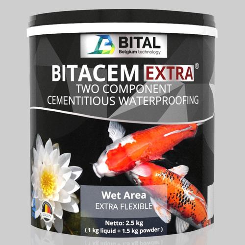 Promo Cat kolam super elastis - Bitacem Extra - 2 komponen 20kg - green ...
