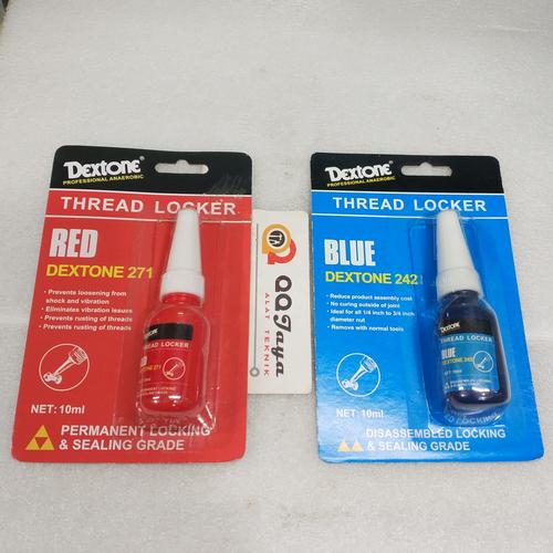 Jual Dextone Thread locker - Lem baud 242/271 ( 10 ml) - 242 ( blue ...