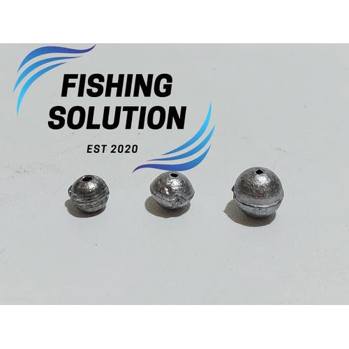 Jual Timah Pancing Merica / Bulat 50 / 100 / 250 gram / 1 kg Uk - 0 1 2 ...