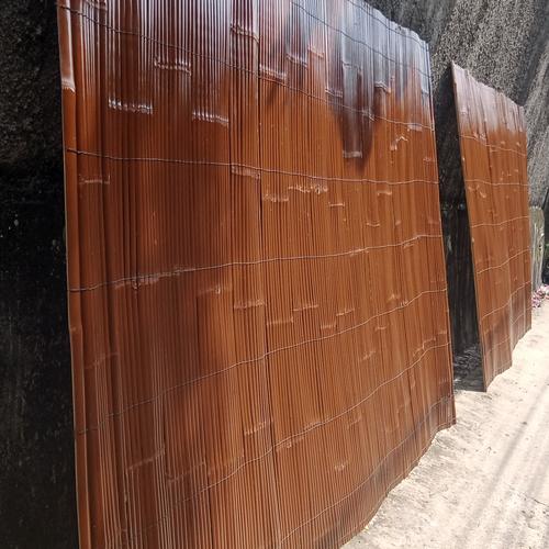 Jual tirai bambu outdoor.di cat coklat,kerai bambu wulung size 2x2 ...