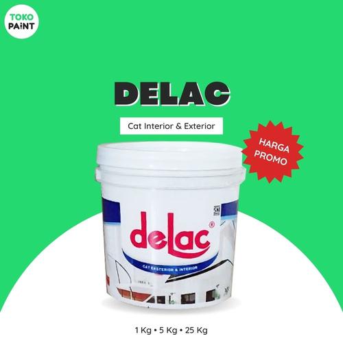 Jual Delac New • Cat Tembok Interior & Exterior - Kaleng (1 Kg) - Kab ...