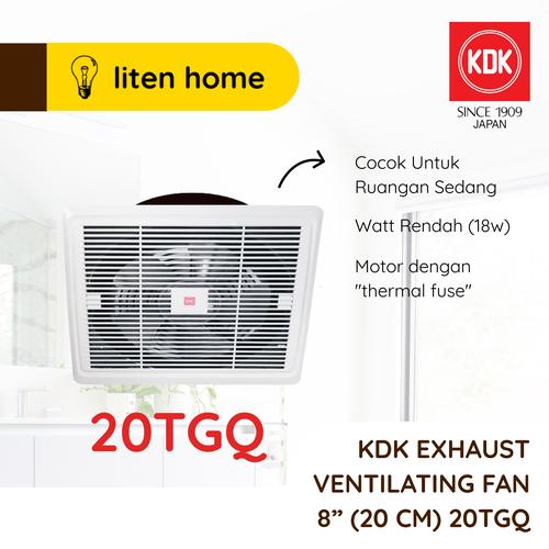 Jual Exhaust Fan KDK 20TGQ 20TGQ2 / Exhaust Fan Plafon 8 inch KDK ...