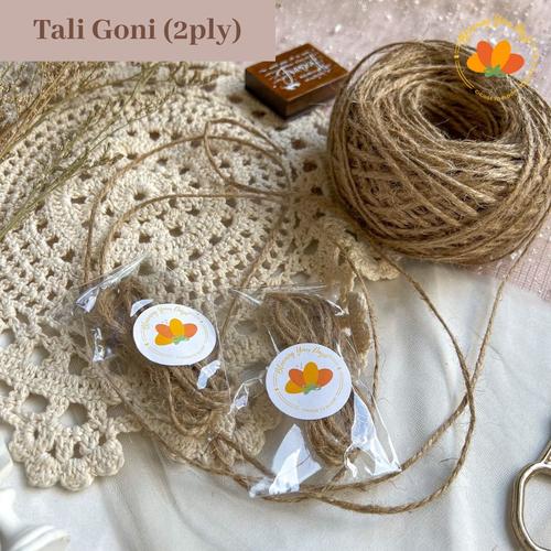 Jual tali goni rami undangan kartu ucapan benang aesthetic estetic ...