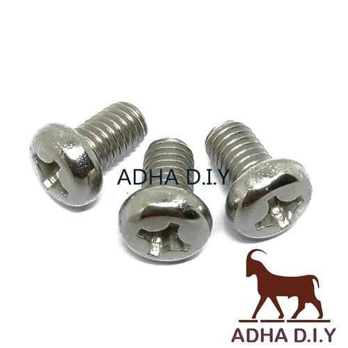 Jual BAUT OBENG PLUS + JP M3 BAUT JP GALVANIS PUTIH DRAT 3 MM PITCH 0. ...