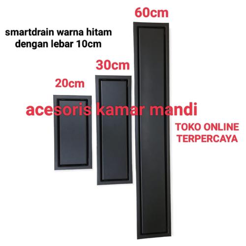 Jual SMARTDRAIN HITAM PEMBUANGAN KAMAR MANDI MINIMALIS - panjang 60cm ...