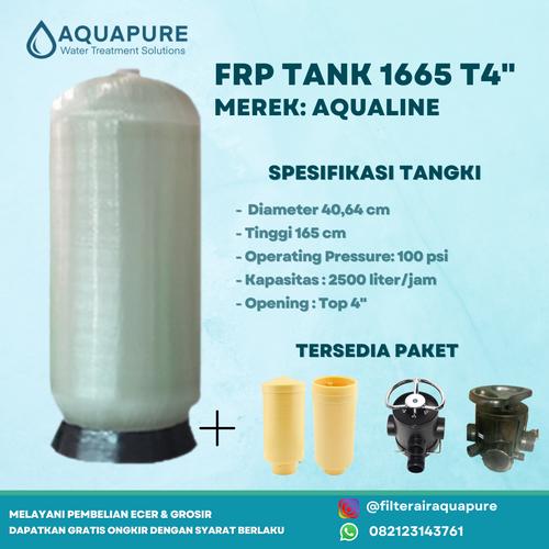 Jual Tangki FRP 1665 Top opening 4 inch / Tabung Filter Air 2500 liter ...