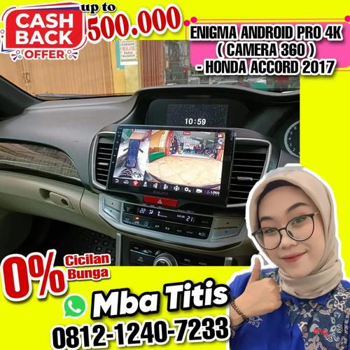 Jual HEADUNIT ANDROID OEM HONDA ACCORD 2017 ENIGMA PRO 4K ( CAMERA 360° ) - Kota Bekasi - AUDIO ...