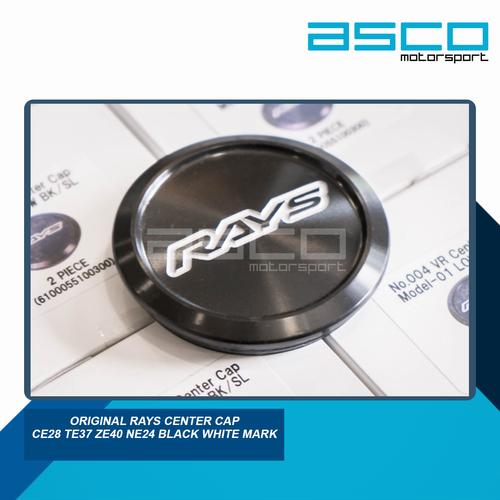 Jual Original Rays Center Cap CE28 TE37 ZE40 NE24 Black White Mark ...