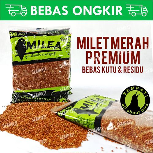 Jual MILET MERAH 1KG- MILLET MERAH - PAKAN BURUNG LOVEBIRD - MAKANAN ...