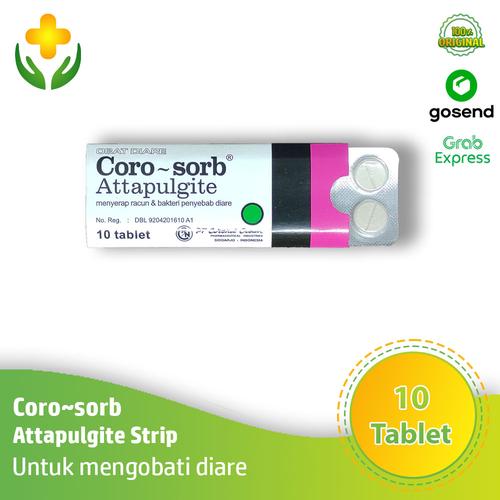 Jual Coro Sorb 10 Tablet Obat Diare Obat Mencret New Diatabs - Kab ...