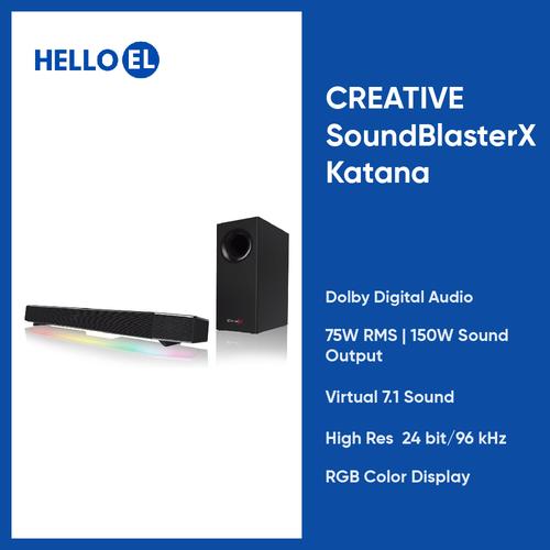 Jual CREATIVE Sound BlasterX Sound Blaster X Katana Dolby Digital Sound ...