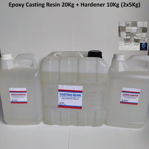 Jual Epoxy Resin Bening 20Kg Hardener 10Kg Casting Resin Epoxy Casting ...