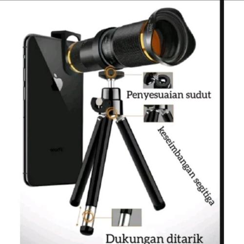Jual Lensa Taleskop Jepit HD 4K Zoom 20X Untuk Kamera HP IPhone XS XR ...
